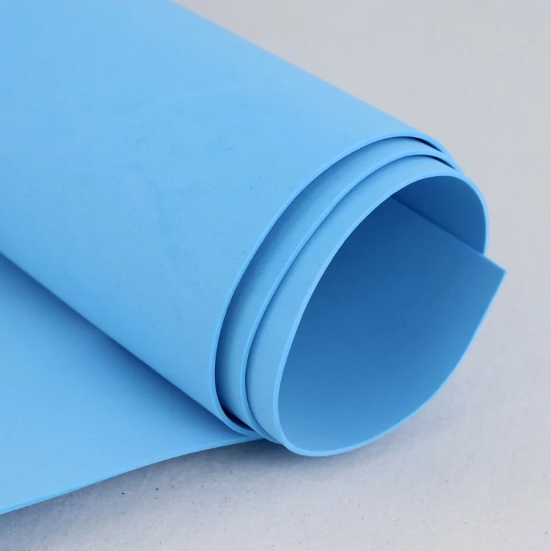EVA Rubber / Crepla / Foamy / Mosgummi / Sheet 50 X 50 cm - Sky Blue ...