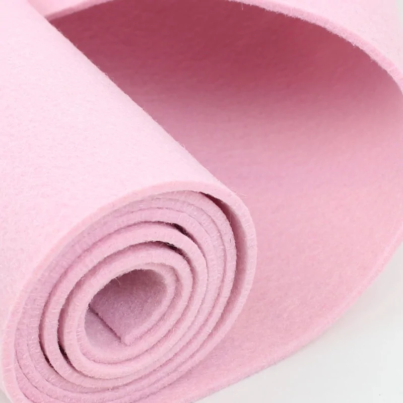 Feltro A Metro Rosa Baby 50X140 Cm | Idee in Feltro
