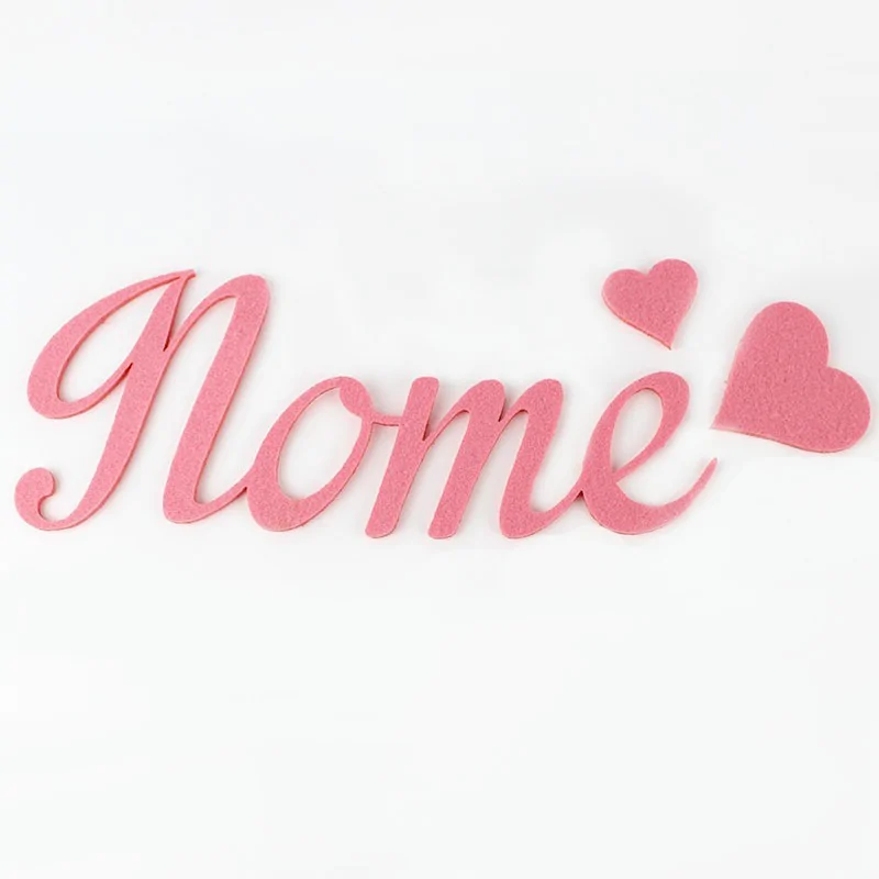 Personalisierter bastelfilz Name - Giorgia | Online-Verkauf